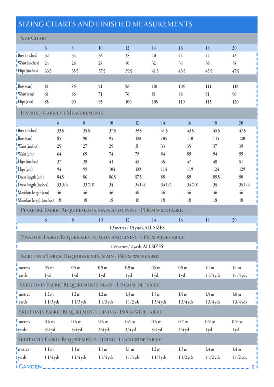 Camden – PDF sewing pattern (sizes 6–20) – Nina Lee
